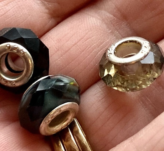 10 stk. Krystallperler Med Stort Hull (5246) - Epla