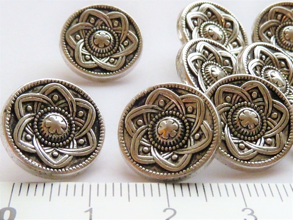 15 mm - Metallknapper (1135) - Epla