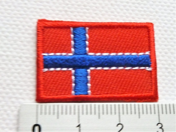 Lite Norsk Flagg - Strykemerke (6708) - Epla