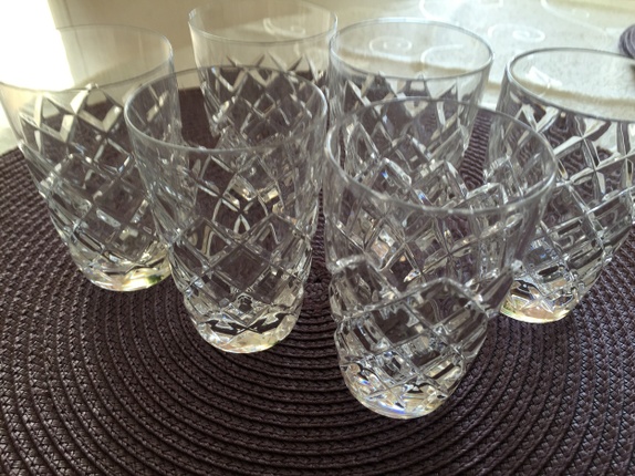 6 nydelige krystallglass - Epla