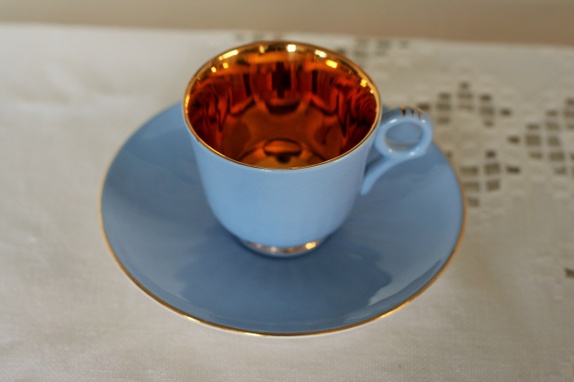 Figgjo kopp med forgylling - Epla