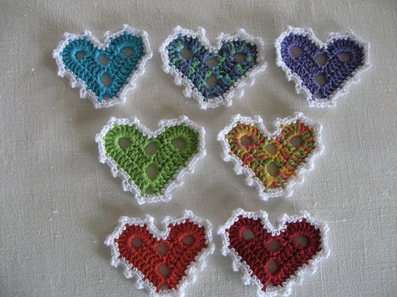 Heklet hjerte - Epla