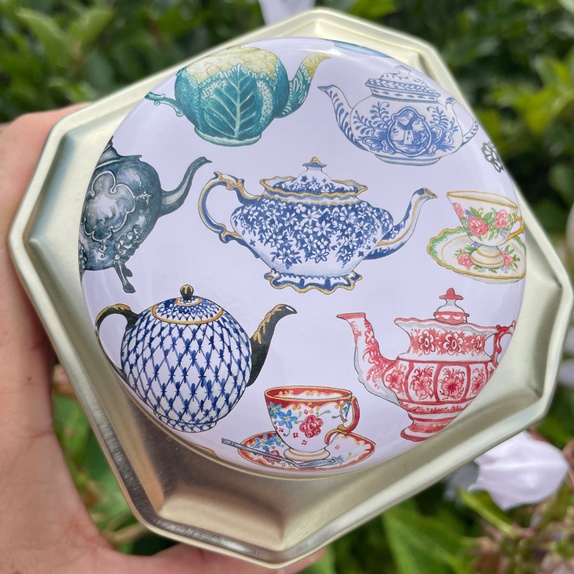 Te-boks med tekanne-motiv - Epla