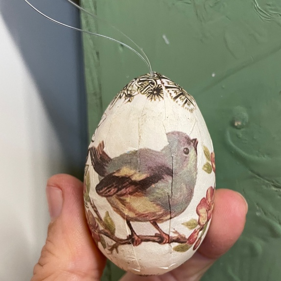 10 stk dekor-egg med fuglemotiv - Epla