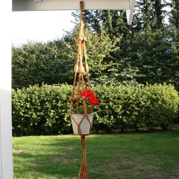 Makrame blomsteroppheng - Epla
