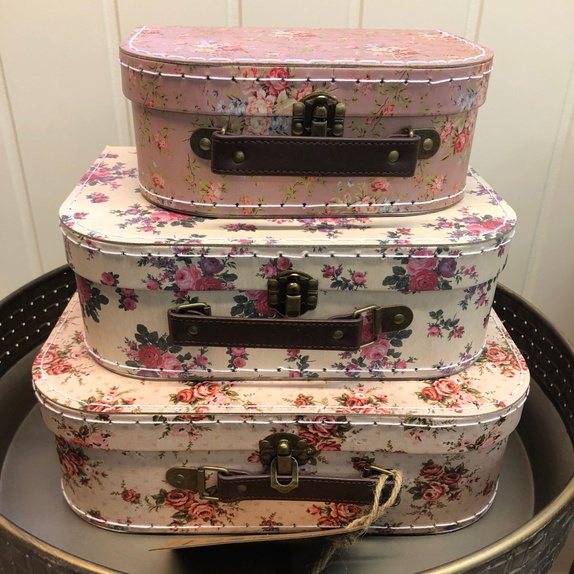 Koffert-sett: Vintage rose - Epla