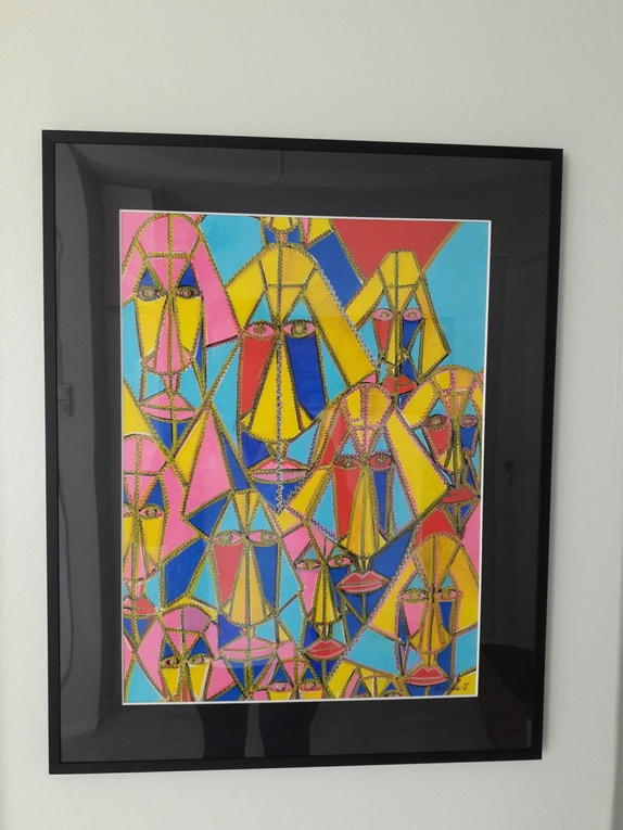 Originaltegning innrammet 40x50 cm - Epla