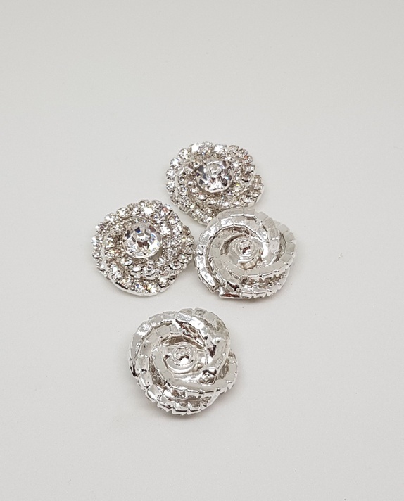 2 stk krystall-knapper - Epla