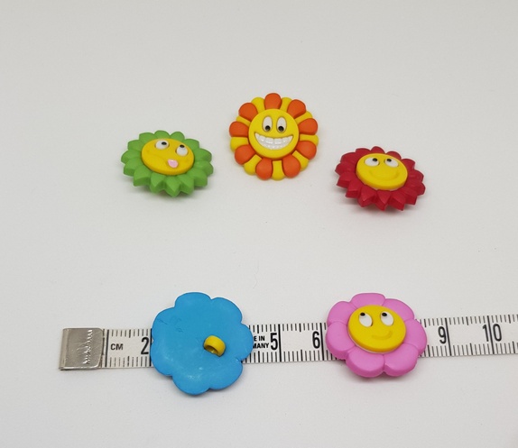 5 stk morsome blomsterknapper - Epla