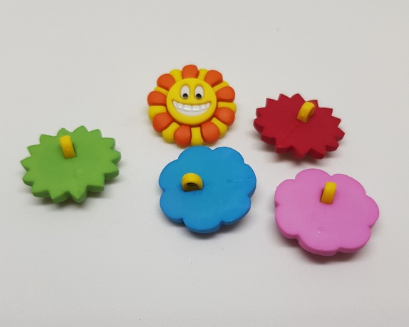 5 stk morsome blomsterknapper - Epla
