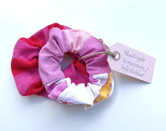 Scrunchie/hårstrikk - Epla