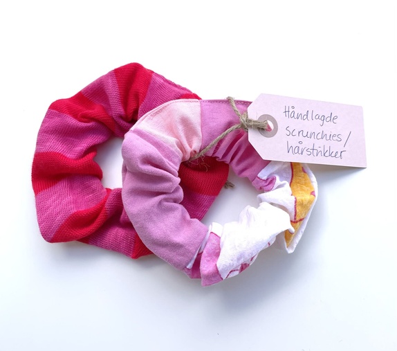 Scrunchie/hårstrikk - Epla