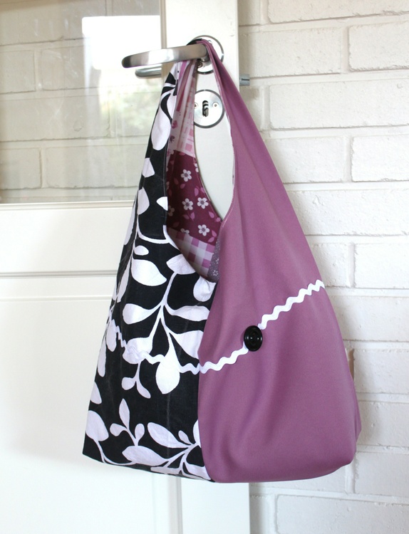 *SALG* SORT & LILLA nett/veske - Epla