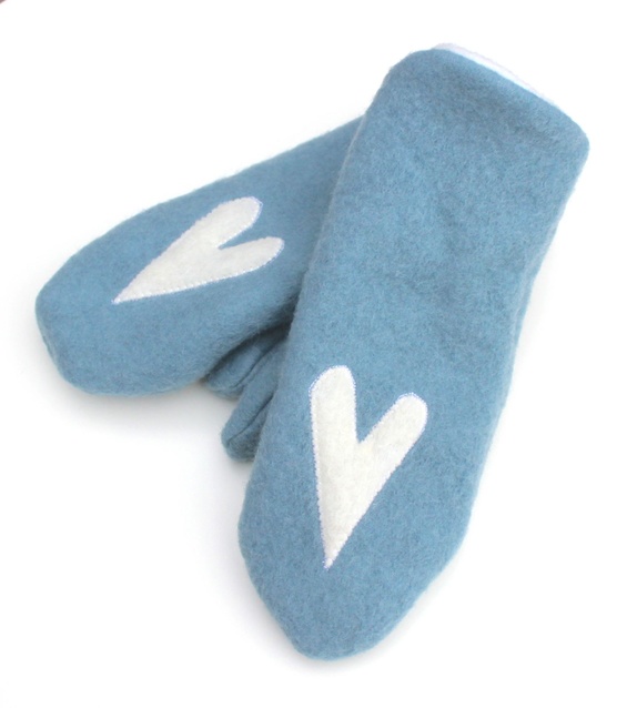 ULLVOTTER med hjerter str M - Epla