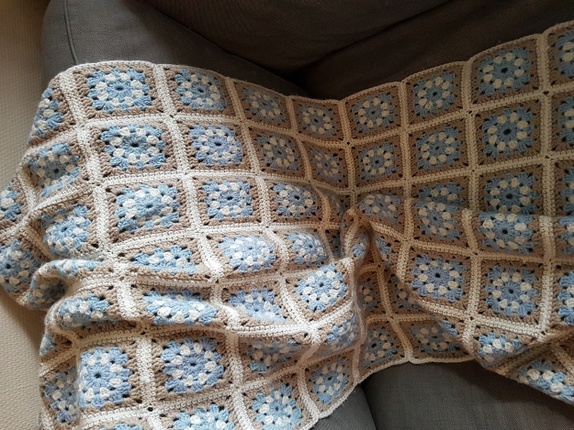 Heklet ullpledd - Epla