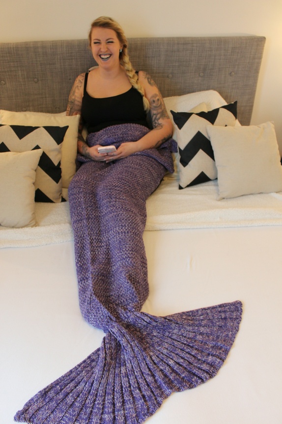 Havfrue-pledd / Mermaid-pledd - Epla