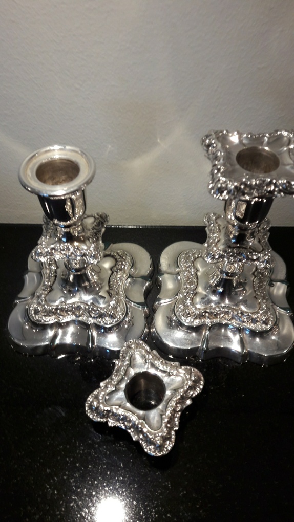 Vintage Lysestaker. - Epla