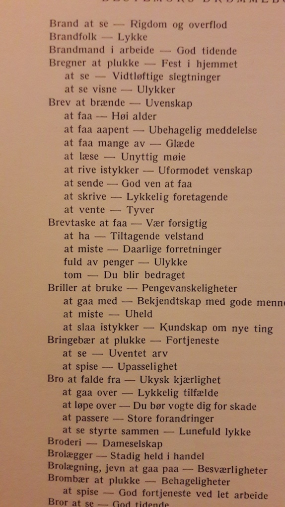 Bestemors Drømmetydninger - Epla