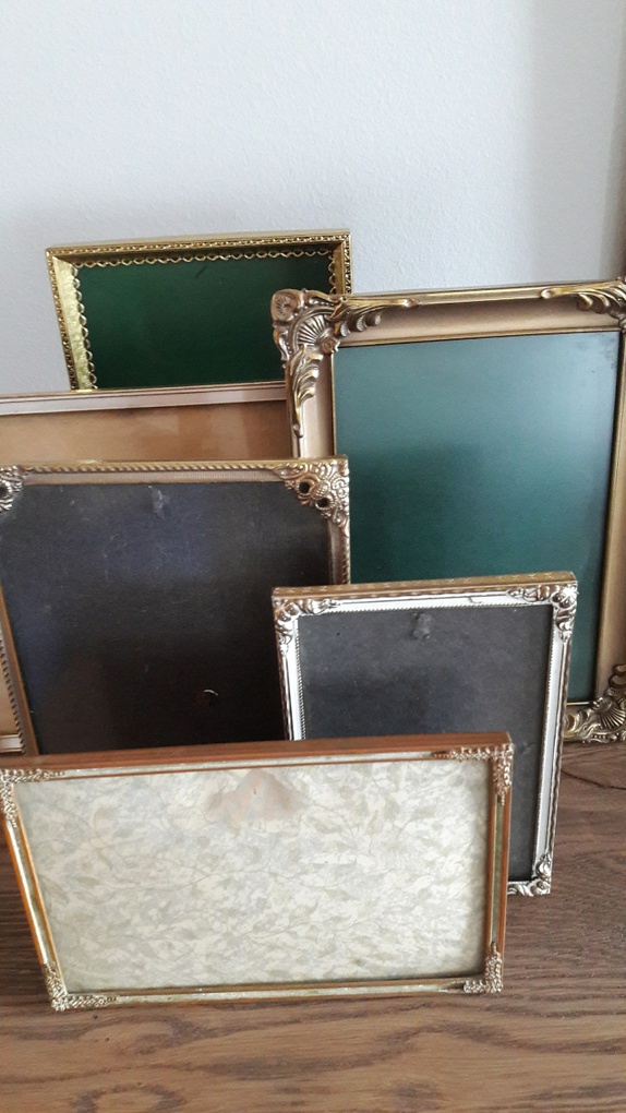 Gamle Metallrammer (6 stk). - Epla