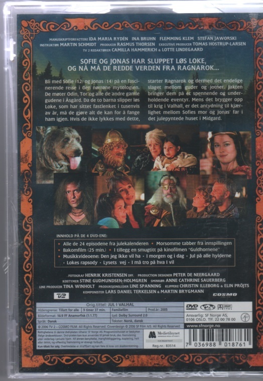 DVD Jul i Valhall komplett serie - Epla