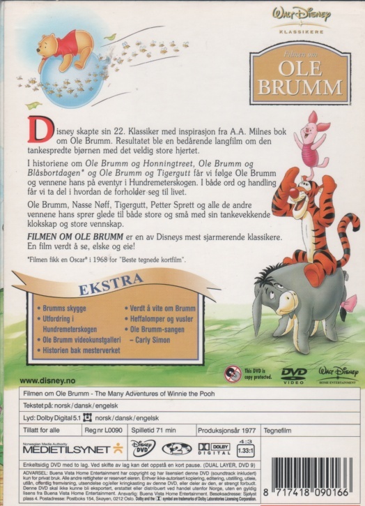 DVD Filmen Om Ole Brum Klassiker nr 22 - Epla