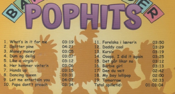 Cd 3 forskjellige Barne musikk cd - Epla