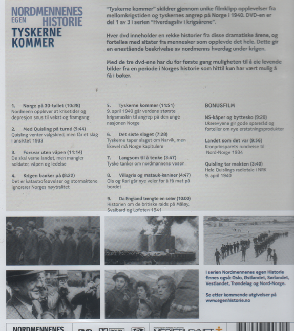 DVD 2 forskjellige Nordmennenses egen historie - Epla