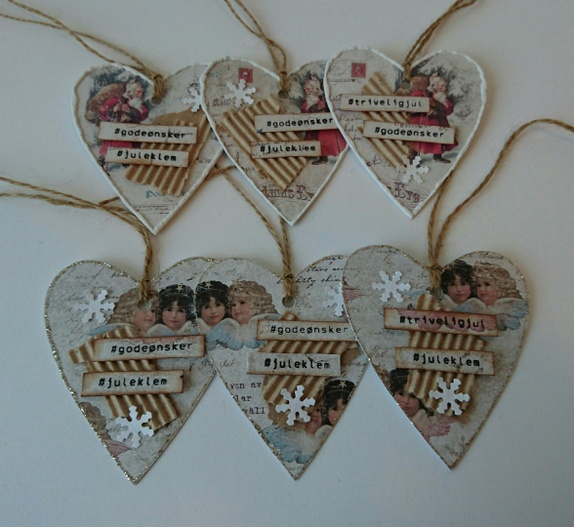 6 små gavelapper - Epla