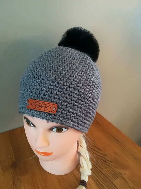 Oppskrift - heklet lue - Epla