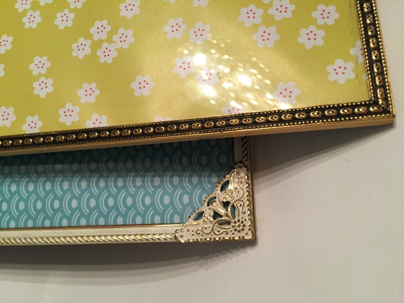 2 stk gamle bilderammer/metallrammer - Epla