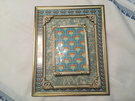 3 stk gamle bilderammer/metallrammer - Epla