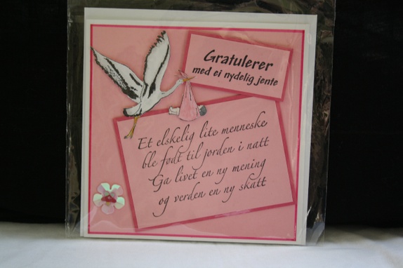 Gratulerer med ei nydelig jente - Epla