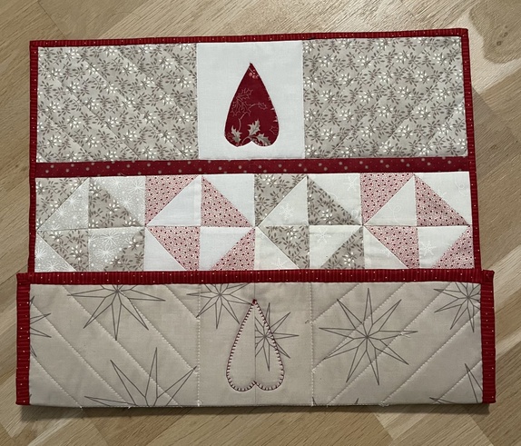 Julehjerte brikke - Epla