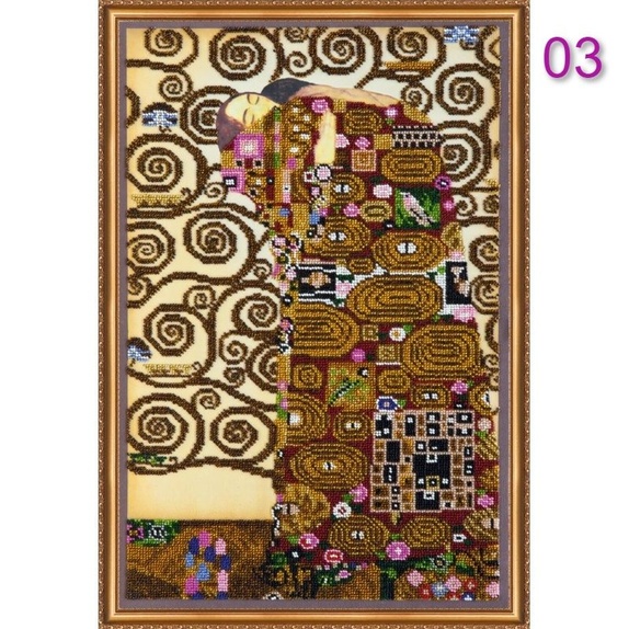 Bead Embroidery Kits - Gustav Klimt - Epla