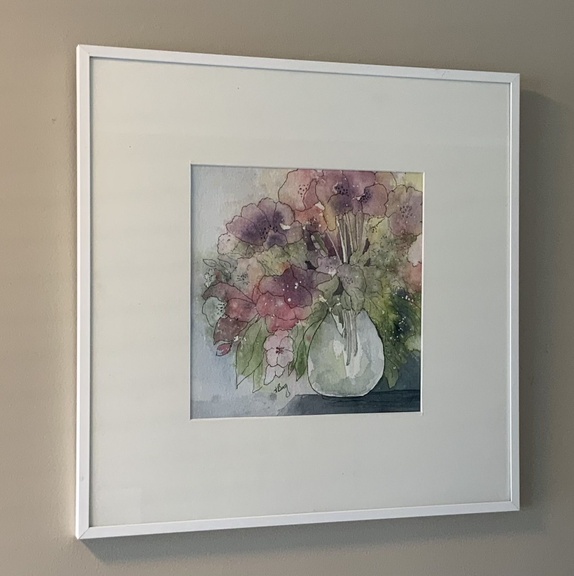 Stilleben blomster - akvarell - Epla