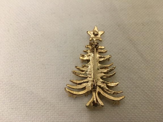 Vintage juletre-brosje - Epla
