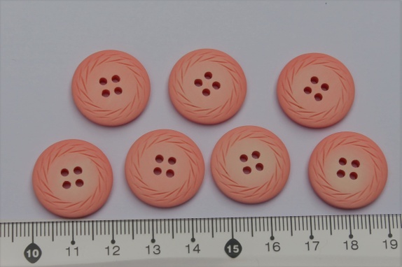 Knapper /lys fersken/7 stk - Epla