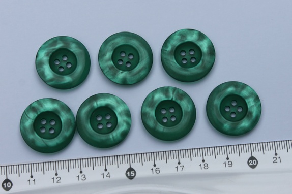 7 stk - Knapper/grønne - Epla