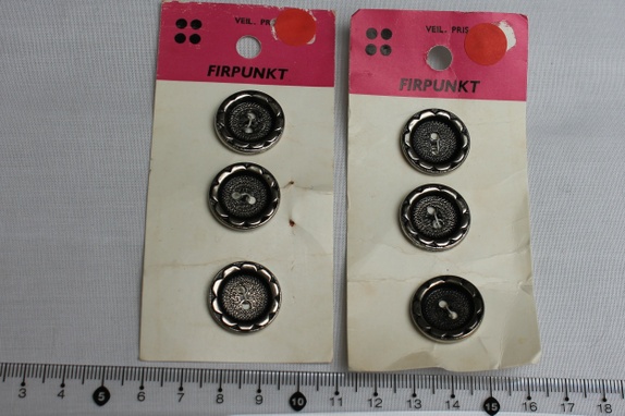 Retroknapper / 6 stk - Epla