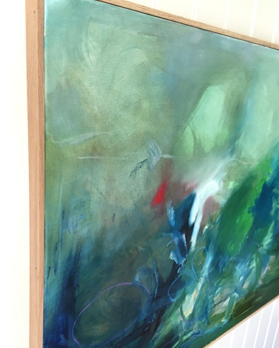 Stort abstrakt oljemaleri (Solgt, flere kommer) - Epla