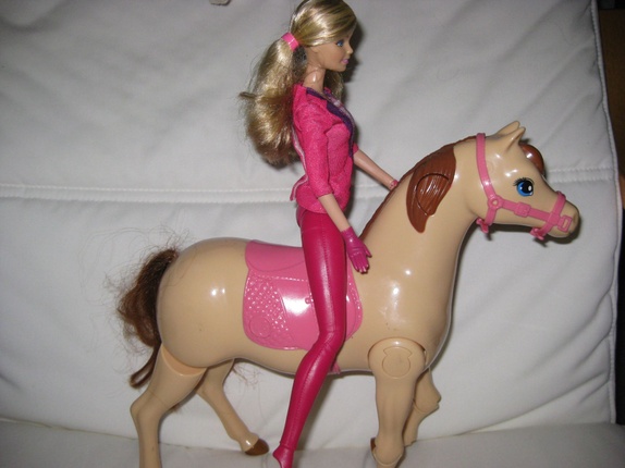 Barbierytter og hest. - Epla