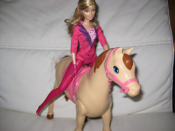 Barbierytter og hest. - Epla