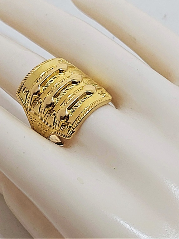 David Andersen stor Saga ring i 18 karat gull, stemplet 750 - Epla