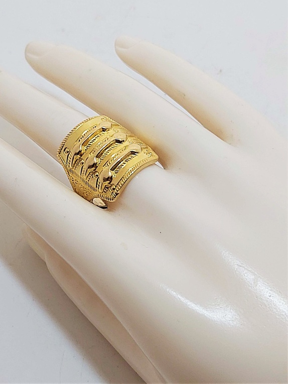 David Andersen stor Saga ring i 18 karat gull, stemplet 750 - Epla