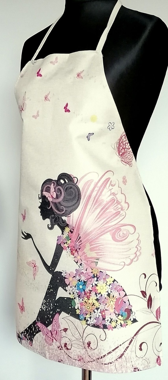 Lin Kjøkken Forkle Hagearbeid Forkle Lærer Forkle Naturgrå blomst blomster - Epla