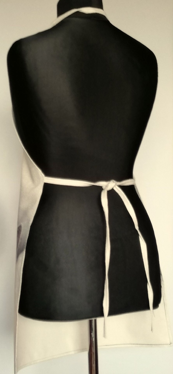 Lin Kjøkken Forkle Hagearbeid Forkle Lærer Forkle Naturgrå blomst blomster - Epla