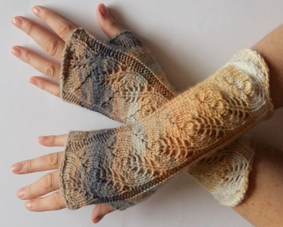 Pulsvanter beige grå oransje - Epla