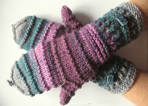 Pulsvanter Violet Lilla Blå Burgund Grønn Grå Dove - Epla