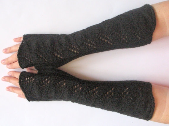 Pulsvanter svart acryl - Epla