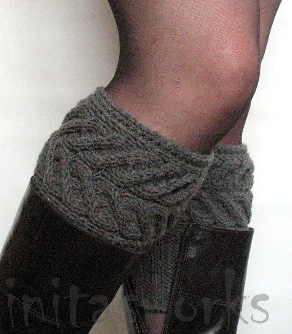 Pulsvanter mørk grå acryl ull - Epla